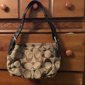 Coach | Bags | Brown Signature Coach Purse | Poshmark